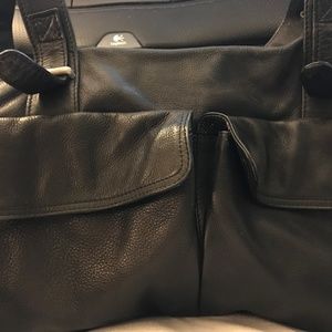 Kenneth Cole | Bags | Vtg Kenneth Cole Womens Black Leather Shoulderbag ...